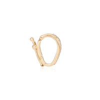14K Diamond Clasp Lock