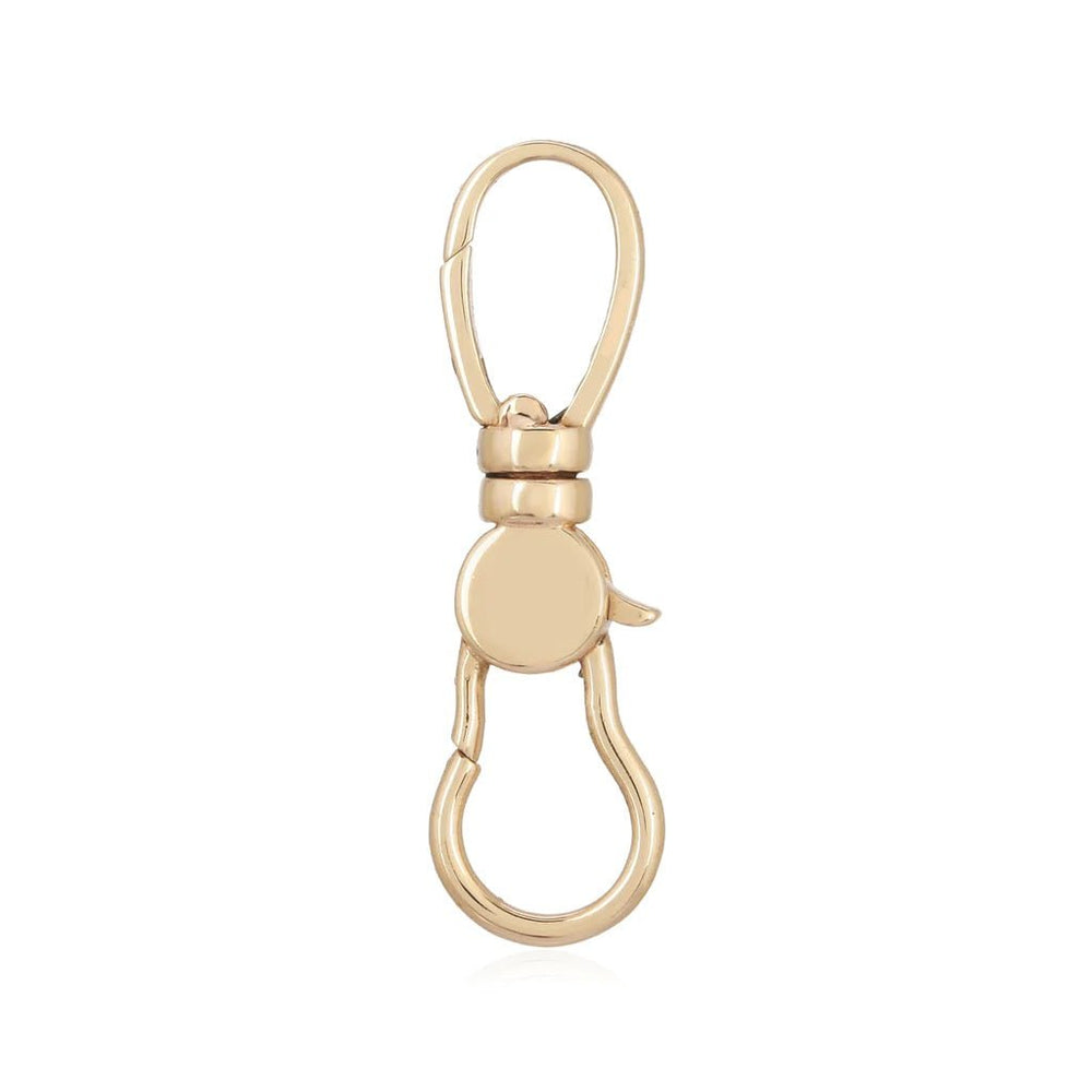14K Gold Double Sided Charm Lock