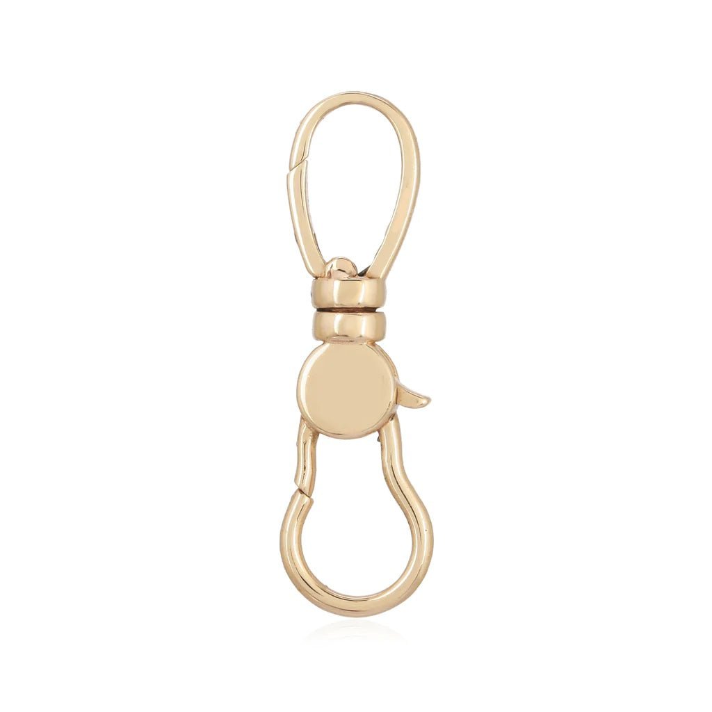 14K Gold Double Sided Charm Lock
